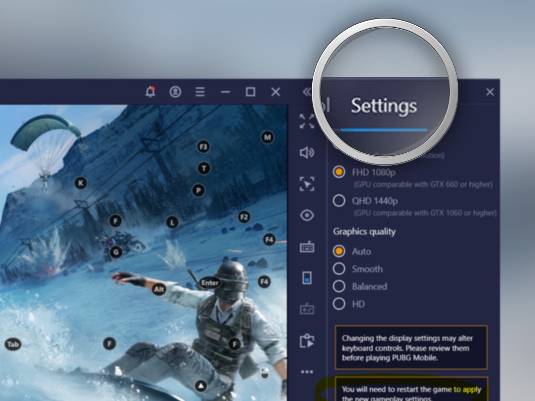 Play games in full HD with BlueStacks