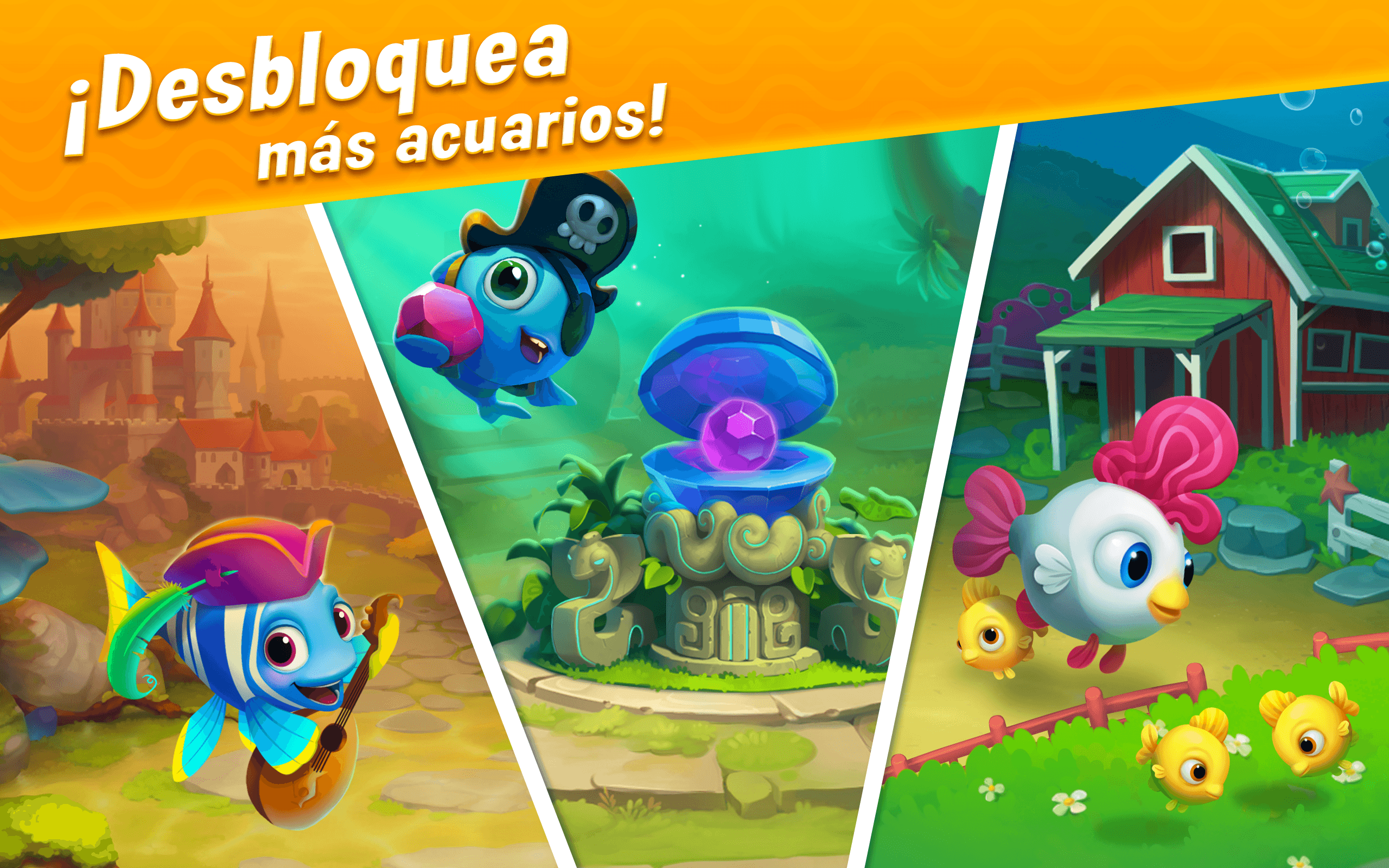 Descarga Fishdom en PC con BlueStacks