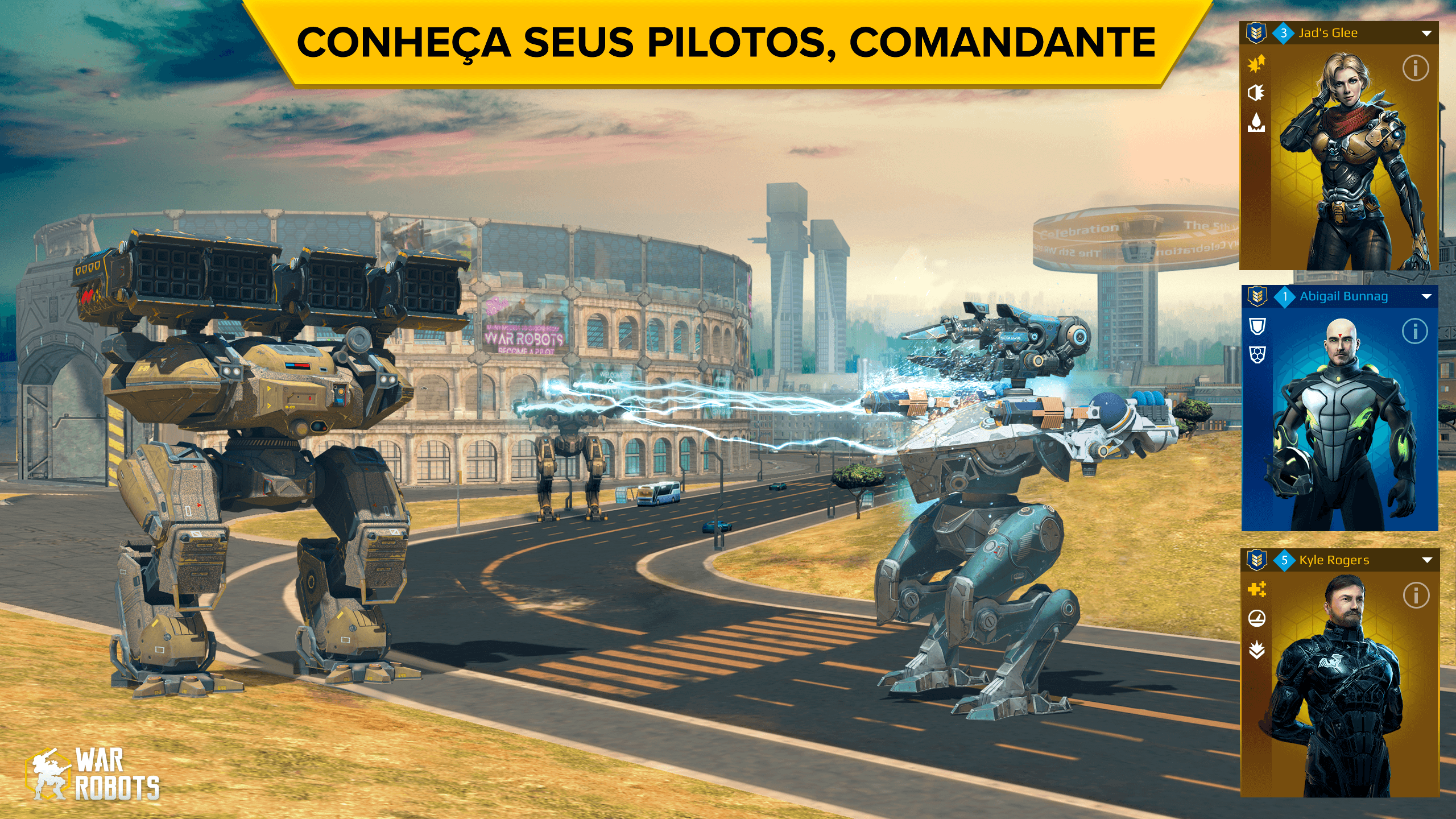 Baixe War Robots no PC com o BlueStacks