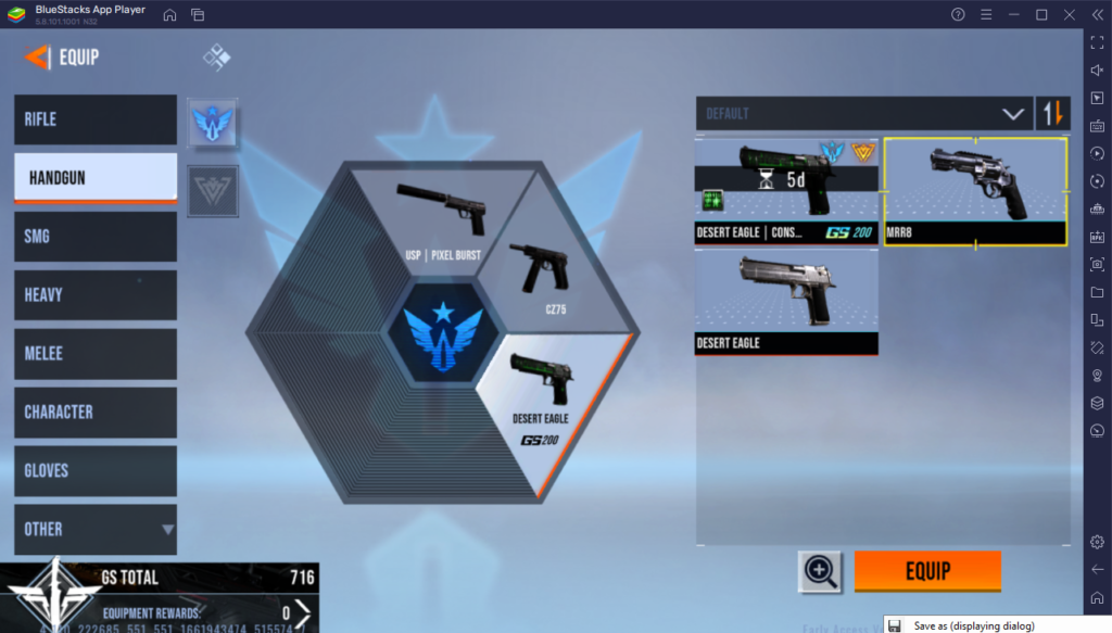 Complete Weapons and Equipment Guide for Alpha Ace | BlueStacks