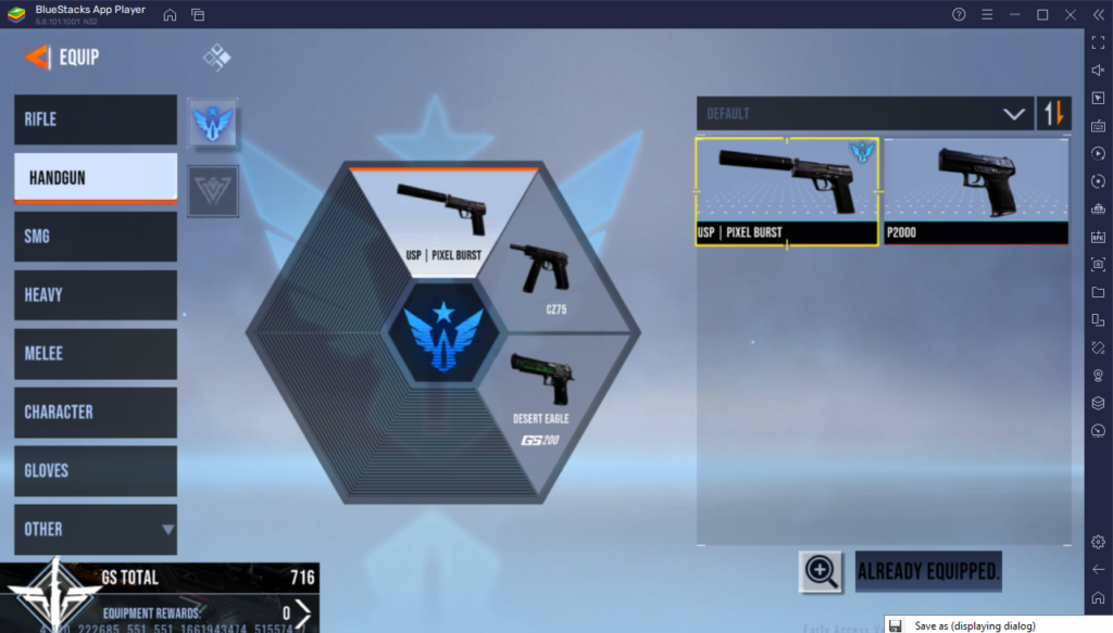 Complete Weapons and Equipment Guide for Alpha Ace | BlueStacks