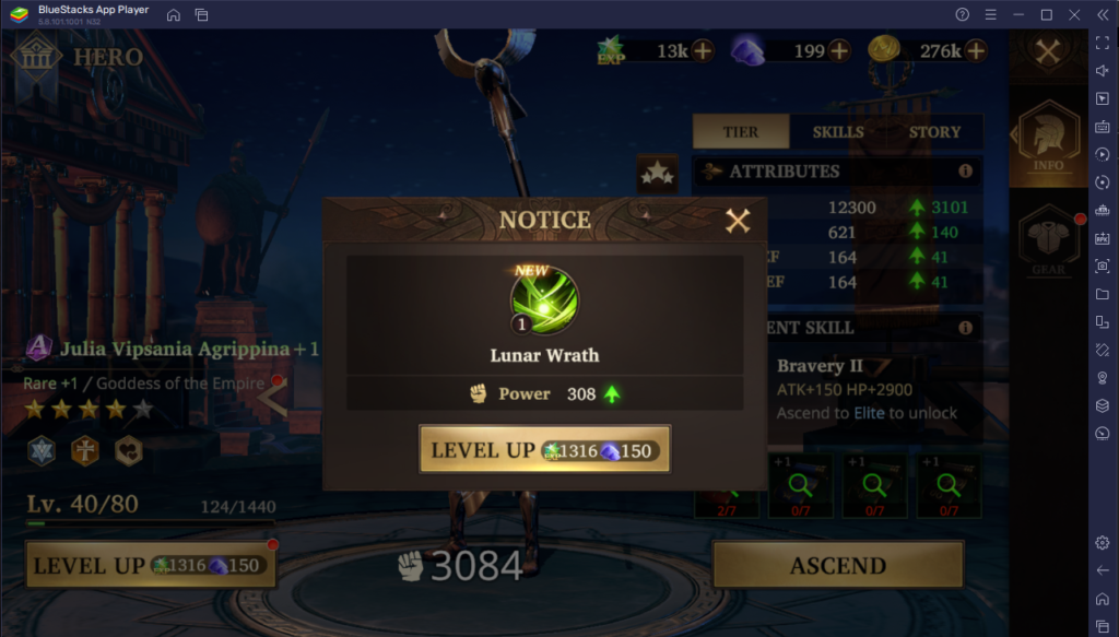 Hero Upgrade Guide for Among Gods! RPG Adventure | BlueStacks