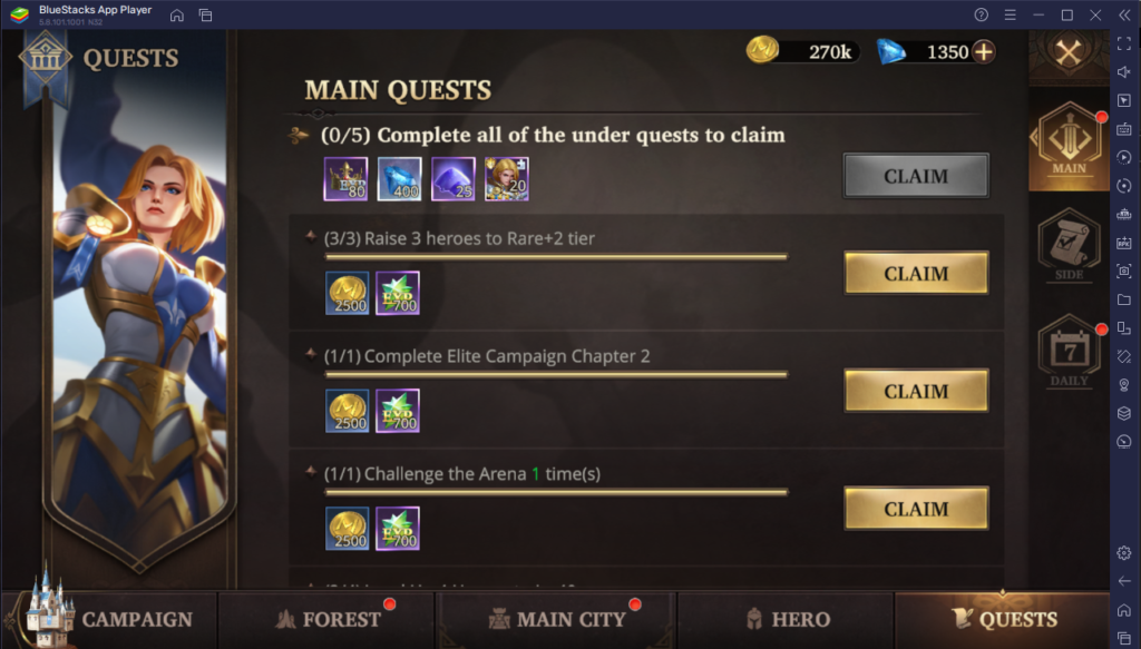 How to Get More EXP, Coins and More Among Gods! RPG Adventure | BlueStacks