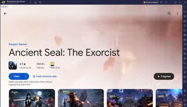 BlueStacks ile Ancient Seal: The Exorcist PC Kurulum Rehberi