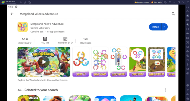 How to Play Mergeland-Alice’s Adventure on PC With BlueStacks