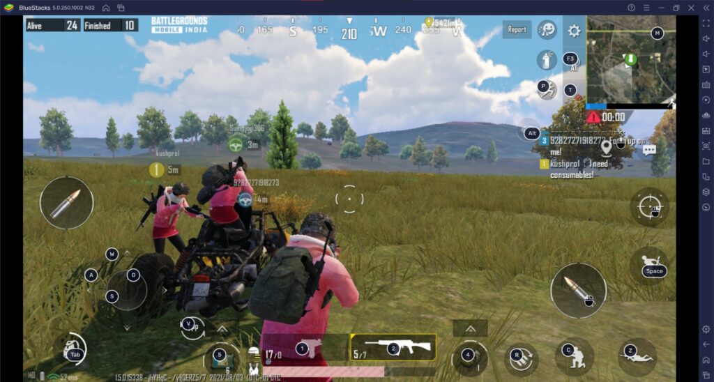 BGMI on PC: BlueStacks List of Best Guns in Battlegrounds Mobile India