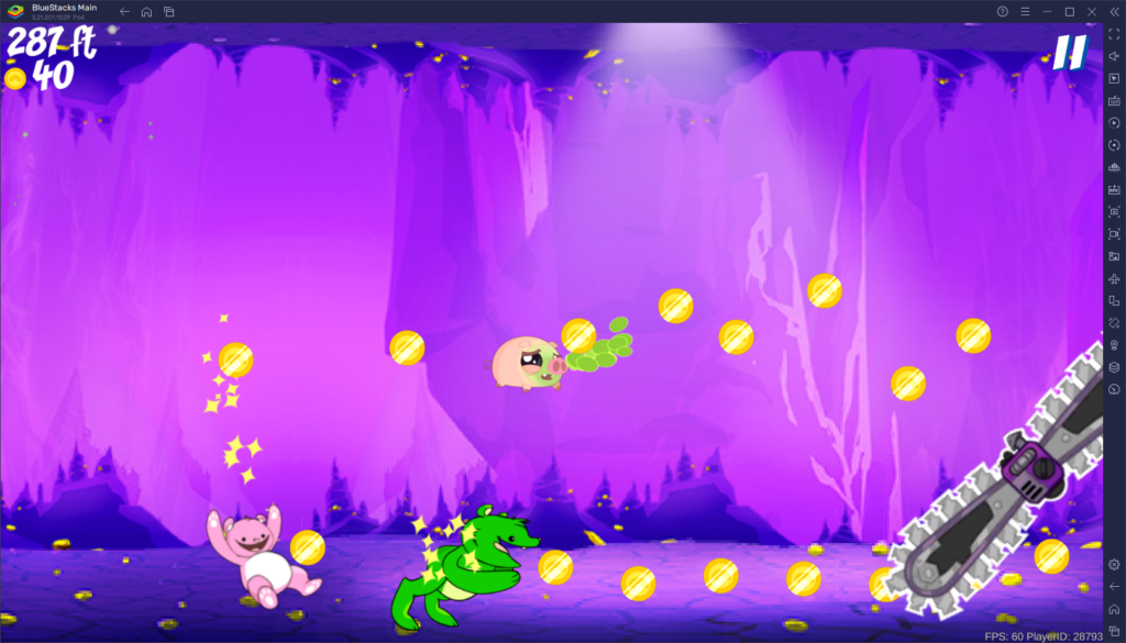 Overview of the Power-Ups in Rainblow - Endless Runner on PC with BlueStacks