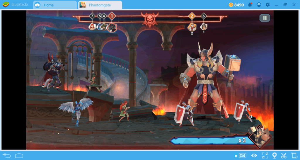The Battle System Of Phantomgate: The Last Valkyrie | BlueStacks 4