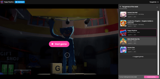 Play Poppy Playtime Anywhere with now.gg InstaPlay: A Cloud-Based Gaming Solution