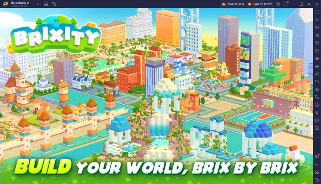 Brixity Kurulum Rehberi: BlueStacks ile PC’de Kendi Şehrinizi Kurun