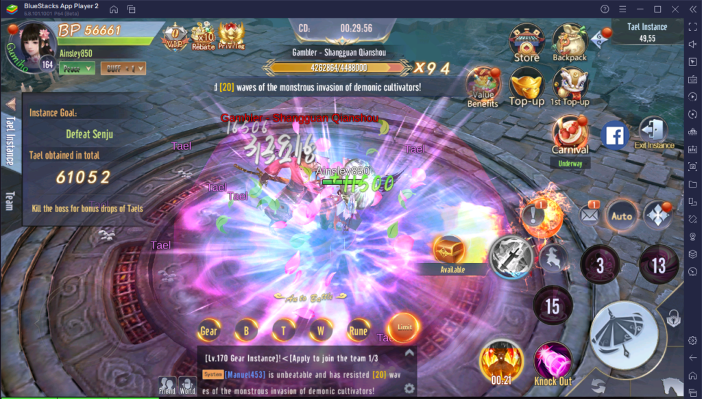 Tael and EXP Farming Guide for Crasher: Nirvana on PC | BlueStacks