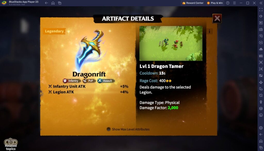 Call of Dragons : La Tier List des Artefacts les Plus Puissants ...