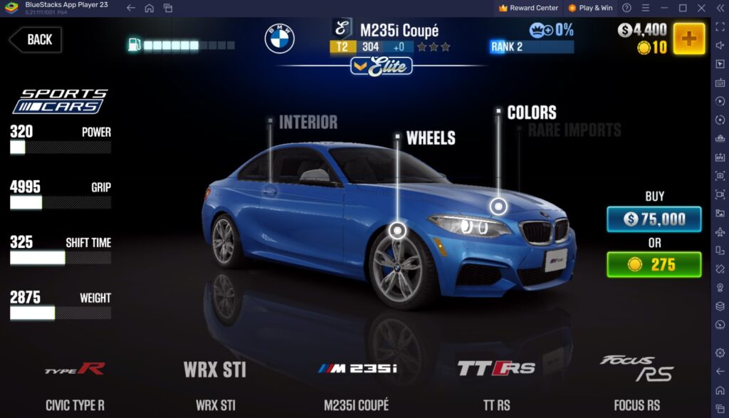CSR 2 Realistic Drag Racing – Best Cars to Use in Each Tier | BlueStacks