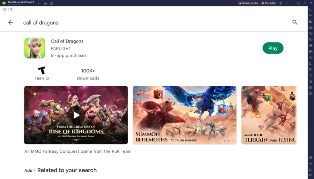 How to Play Call of Dragons on PC with BlueStacks