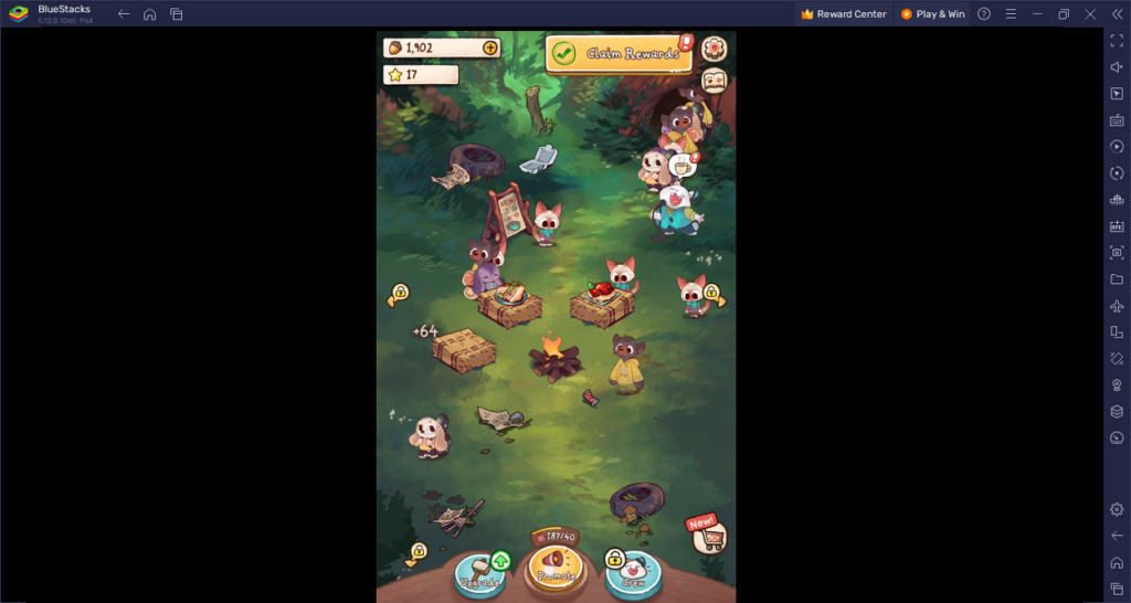 How to Play Campfire Cat Cafe on PC with BlueStacks