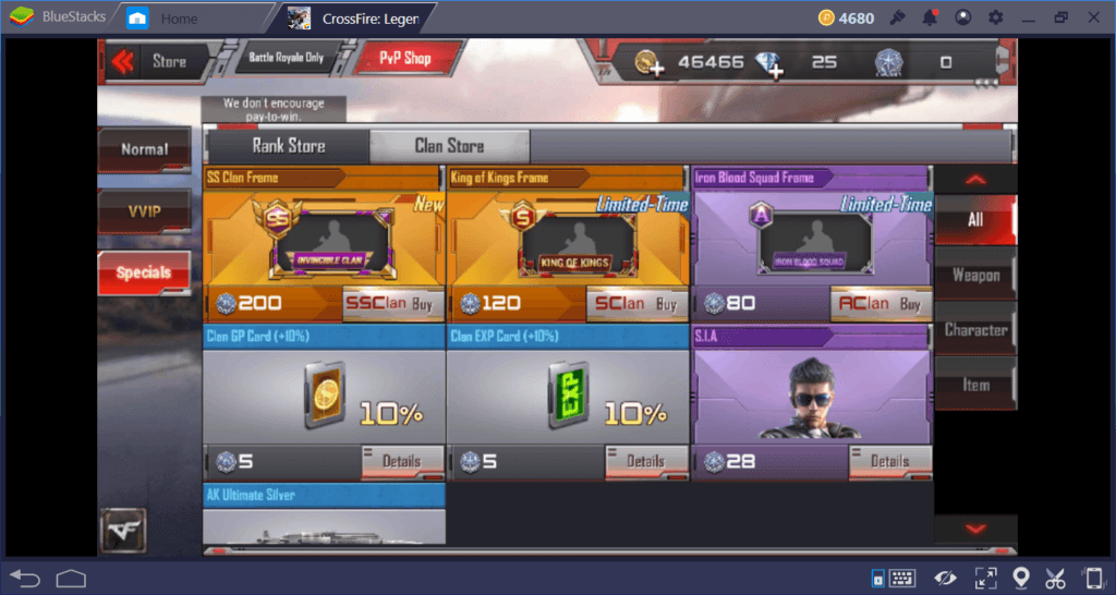 Crossfire Legends Items and Rankings Guide | BlueStacks