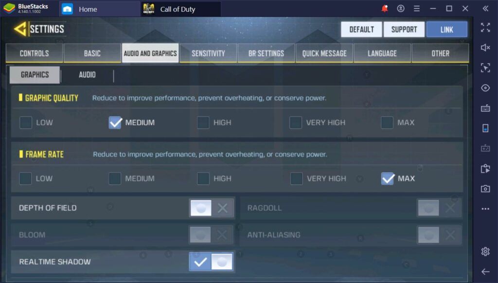 Play Call of Duty Mobile on PC: The Best Settings for CoD - Graphics ...