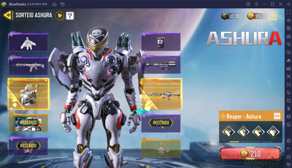 Como obter a skin lendária de Reaper-Ashura em Call of Duty: Mobile ...