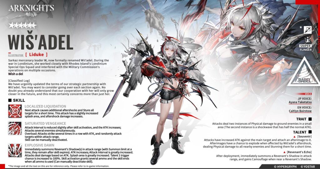 Priestess and Wiš'adel Character Guide for Arknights | BlueStacks