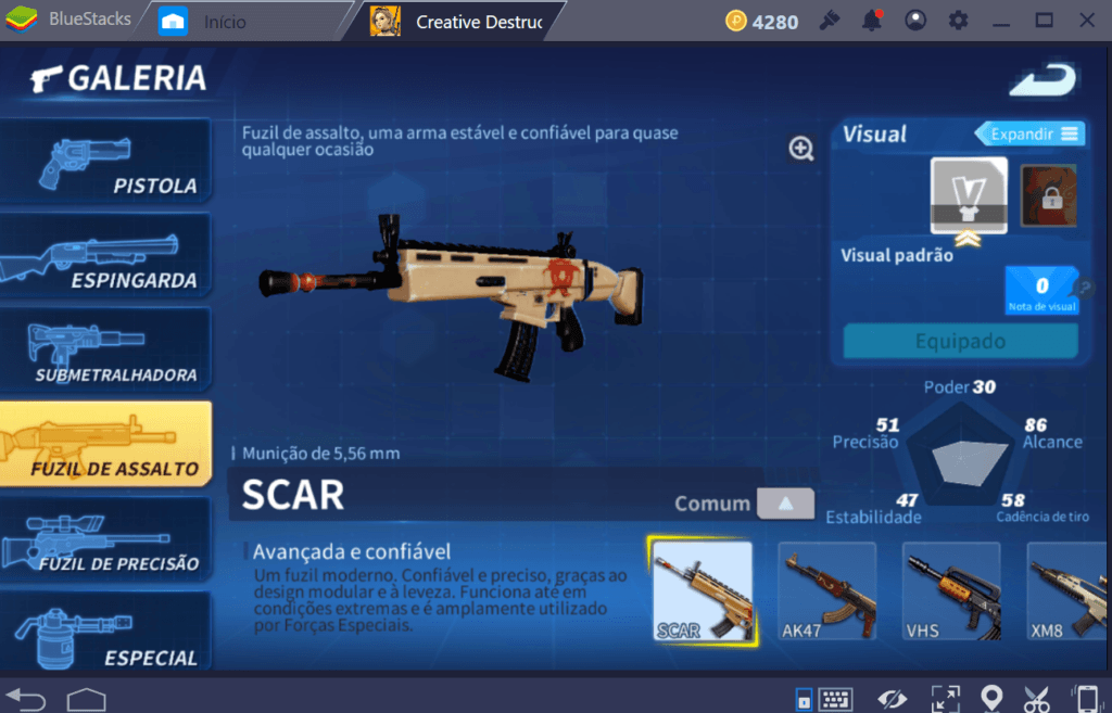 As melhores armas em Creative Destruction | BlueStacks