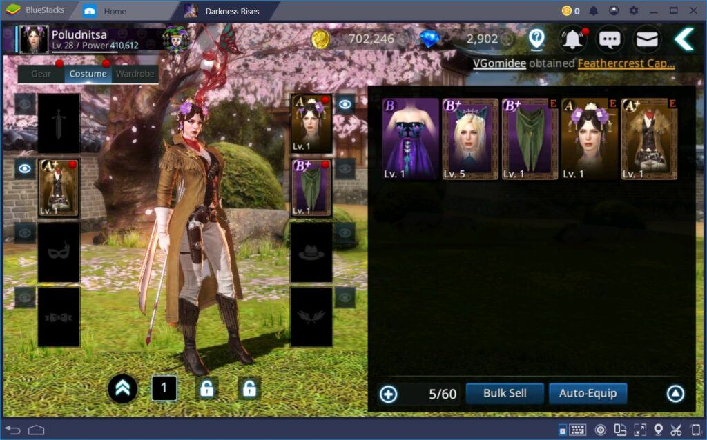 Darkness Rises: A Guide to Gear, Costumes, and Upgrades | BlueStacks 4