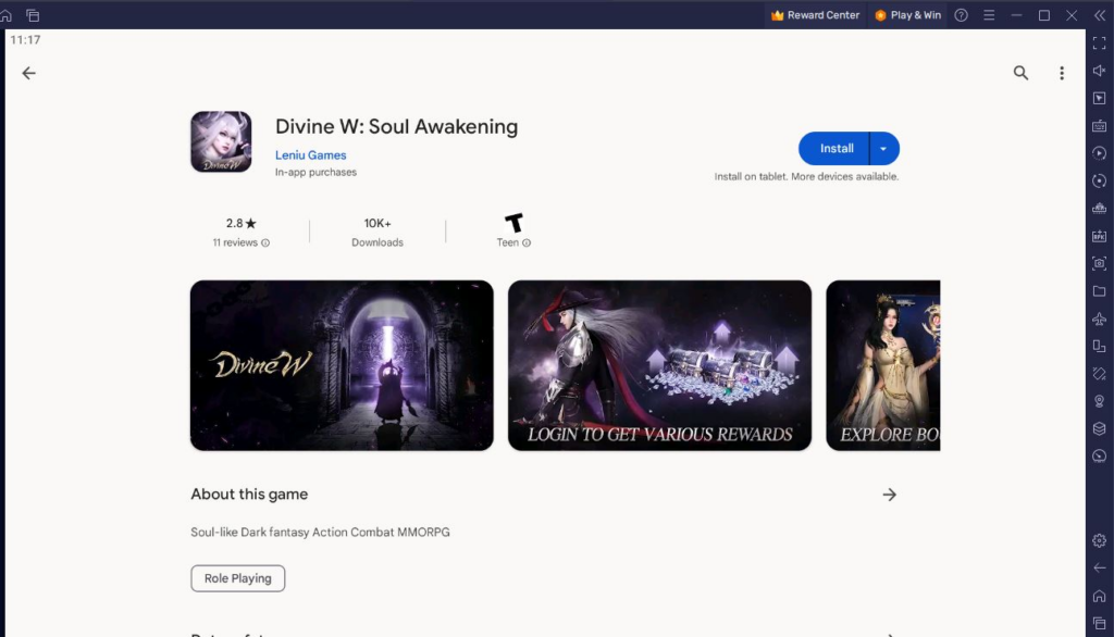 How to Play Divine W: Soul Awakening on PC or Mac with BlueStacks