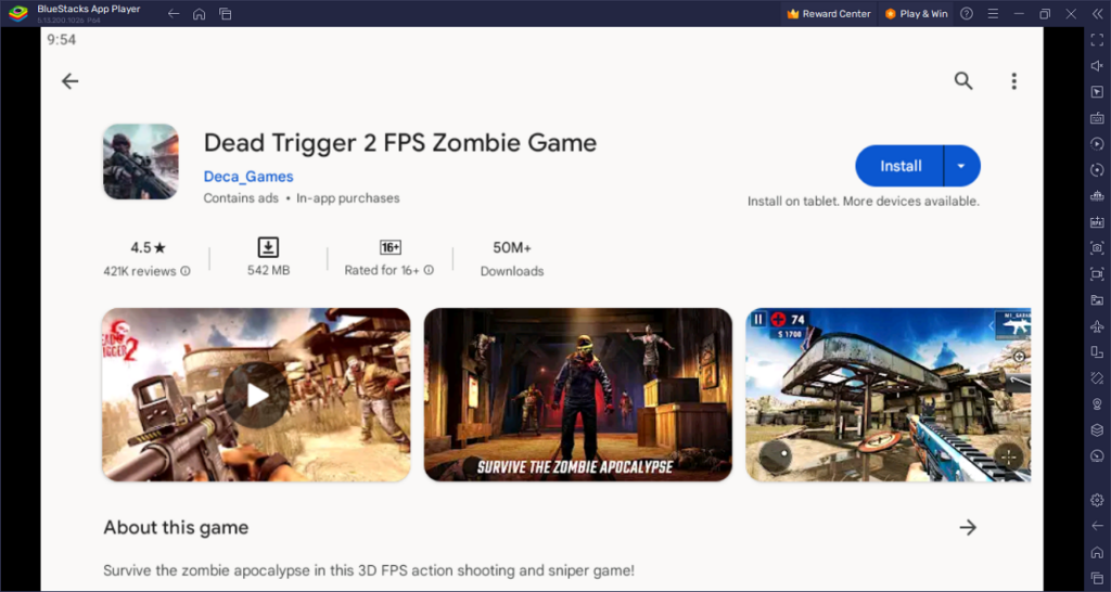How to Play Dead Trigger 2 FPS Zombie Game on PC With BlueStacks