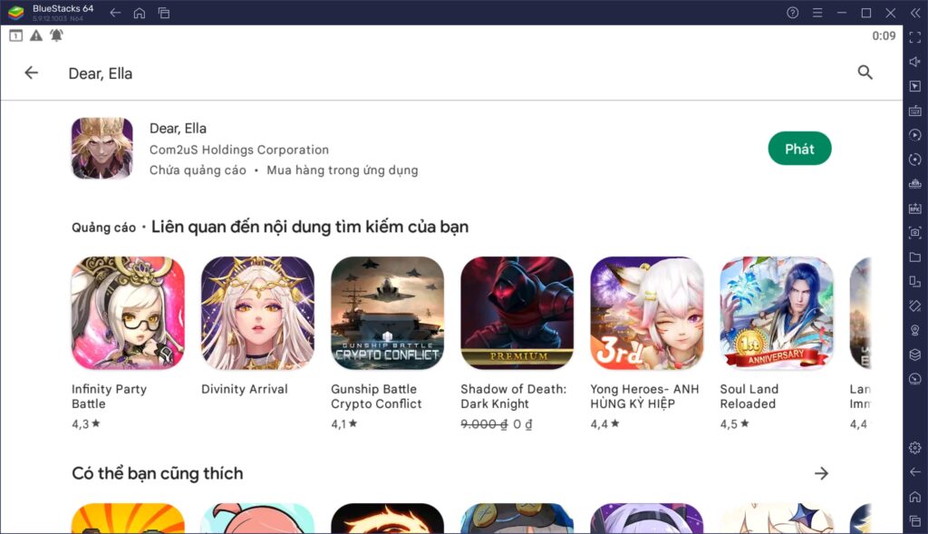 Cùng chơi Dear, Ella, game nhập vai anime trên PC | BlueStacks