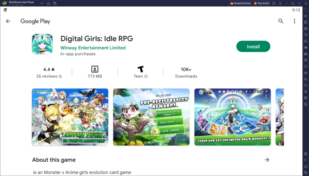 How to Play Digital Girls: Idle RPG on PC with BlueStacks