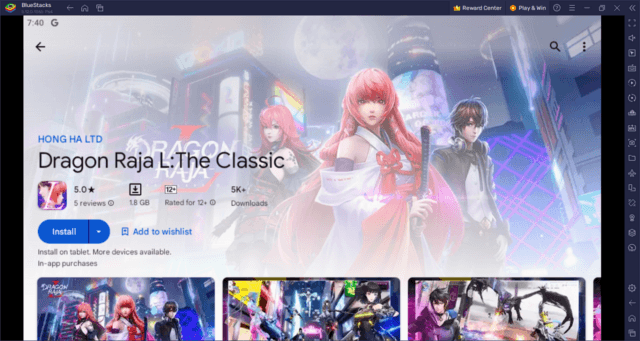 How to Play Dragon Raja L:The Classic on PC with BlueStacks