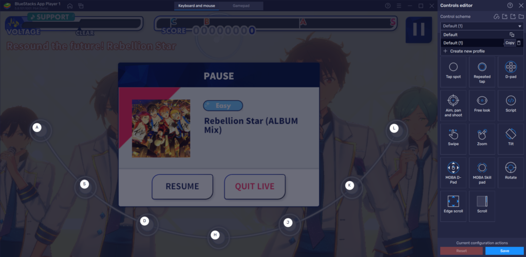 How to Configure BlueStacks Controls to Play Ensemble Stars Music on PC ...