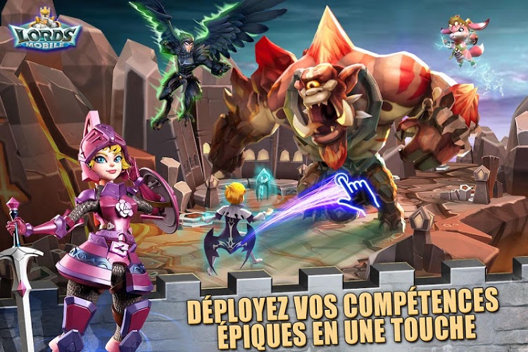 Jouez à Lords Mobile sur PC avec Bluestacks l'Emulateur Android