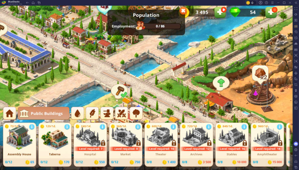 Empire City Build and Conquer Guide to All Buildings and their Uses ...