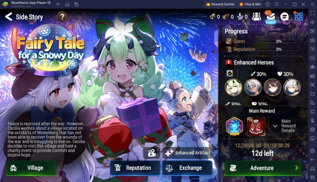 Epic Seven – Specialty Change Shepherd Jena and Fairy Tale for A Snowy ...