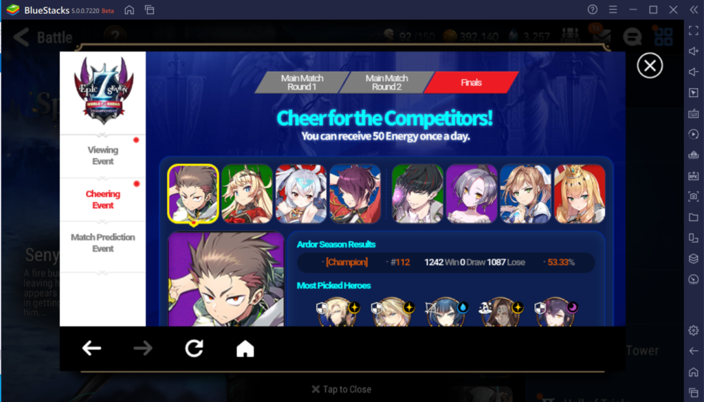 Epic Seven – New Hero Senya, Side Story, 2021 E7WC Event and Web event ...