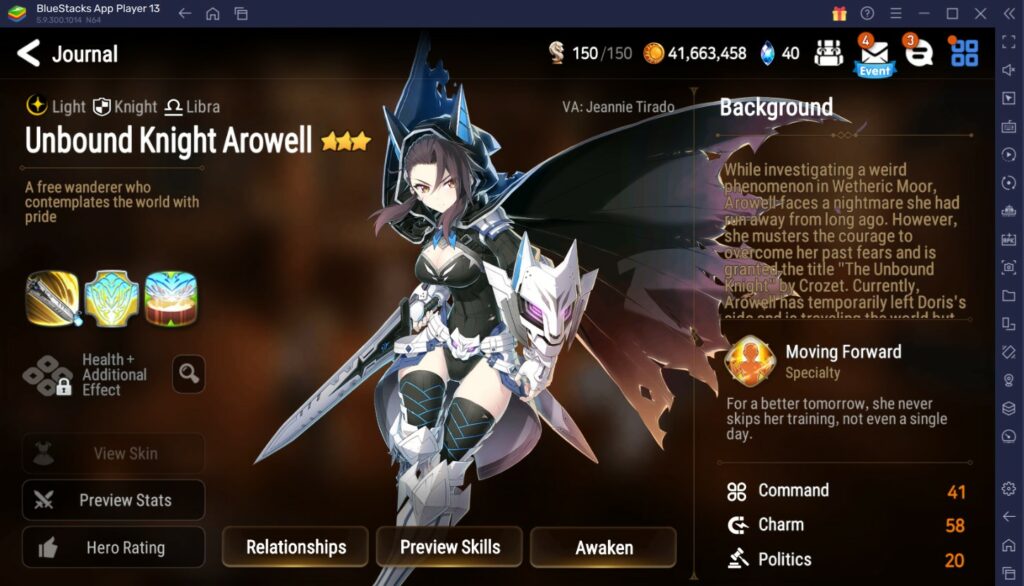 Epic Seven – Specialty Change Unbound Knight Arowell, and Special Side Story Bloods and Roses Re ...