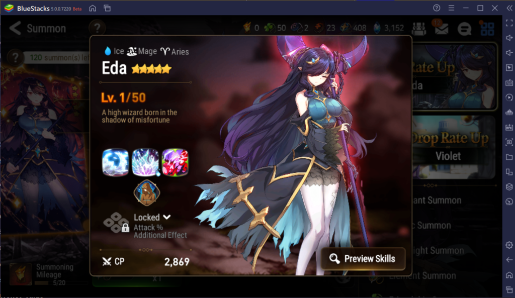Epic Seven - New Hero Eda, Epic Pass Youthful Spring 2021, Sidestory ...