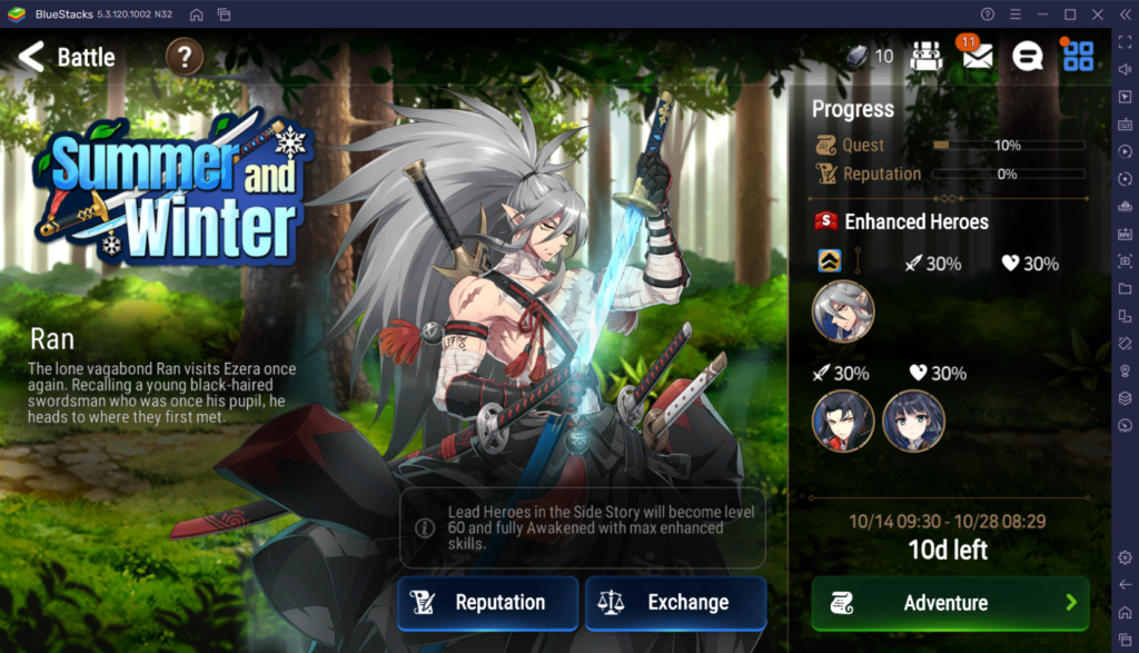 Epic Seven – New Hero Ran, New Side Stories, and Conviction Arena ...