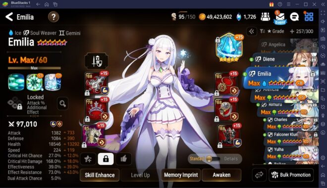 Guía del héro de Epic Seven Emilia: habilidades, compilaciones ...