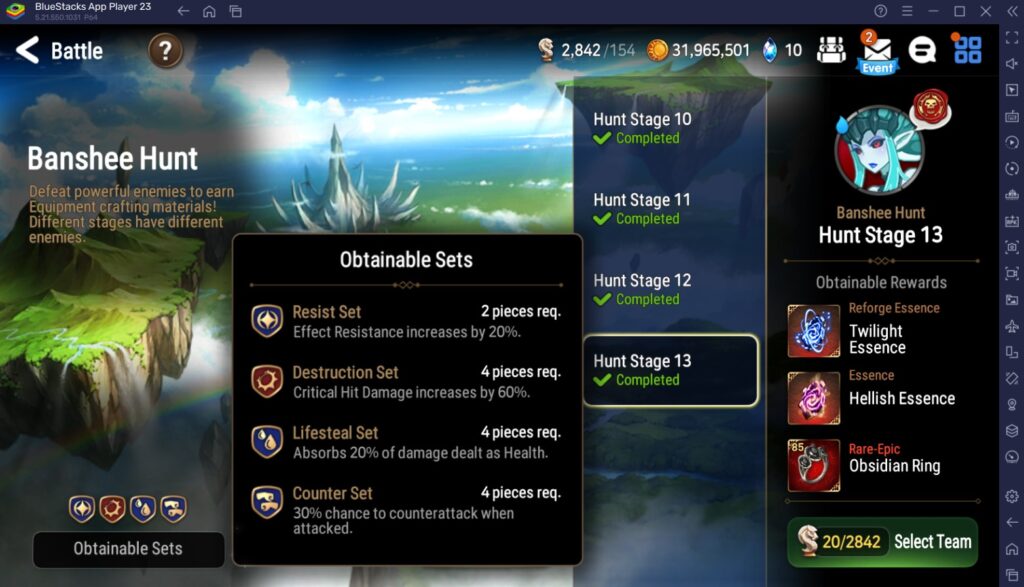 Epic Seven Beginner's Hunt Guide – Wyvern, Golem, Banshee, and Azimanak ...