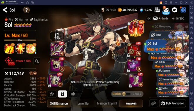Epic Seven Sol Badguy Hero Guide – Abilities, Builds, Team ...