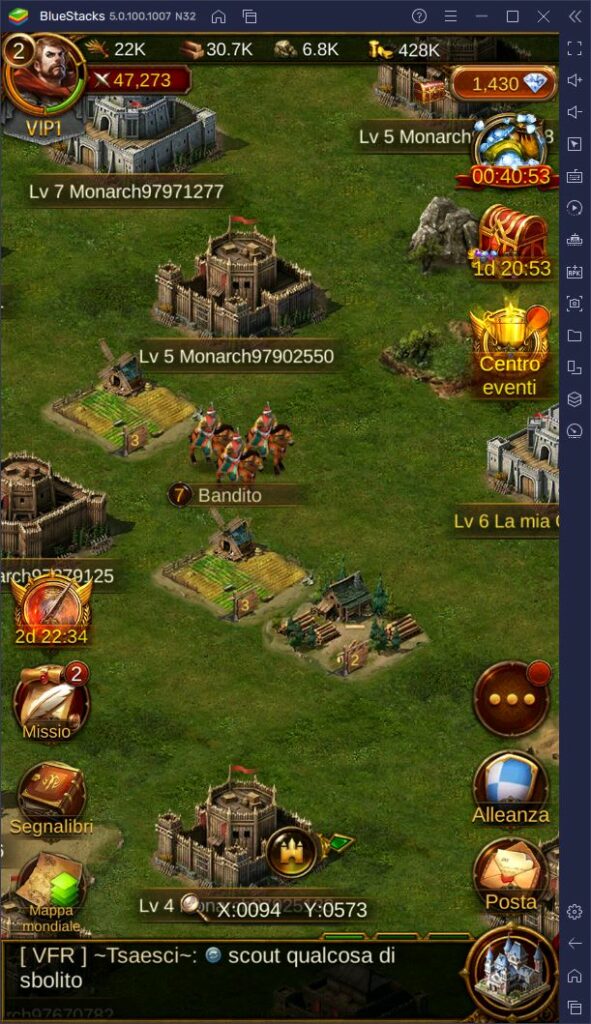 Come funziona la World Map di Evony: The King’s Return | BlueStacks