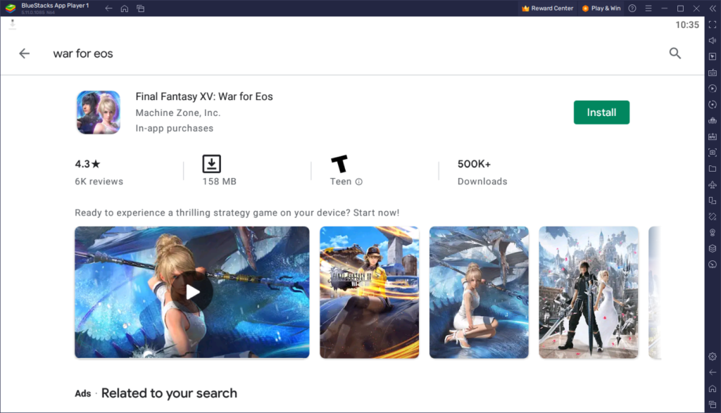 How to Play Final Fantasy XV: War for Eos on PC With BlueStacks