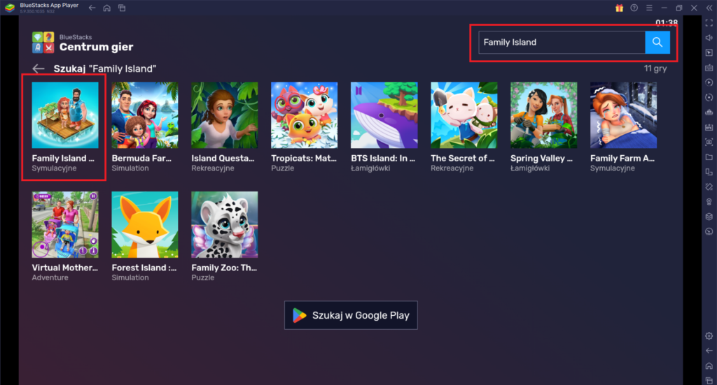 Jak grać w Family Island — adventure land game na PC z BlueStacks