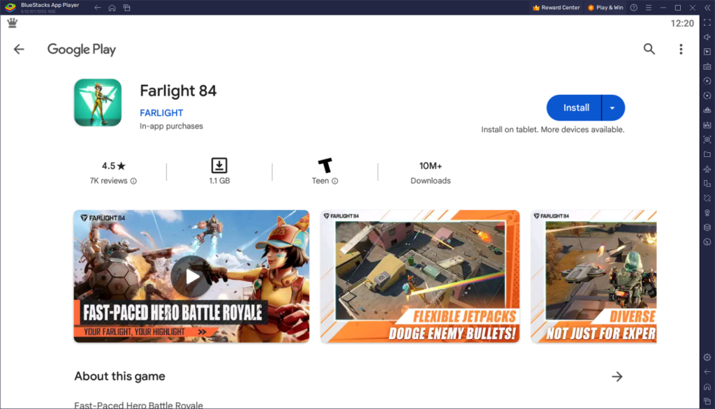 How to Play Farlight 84 on PC With BlueStacks