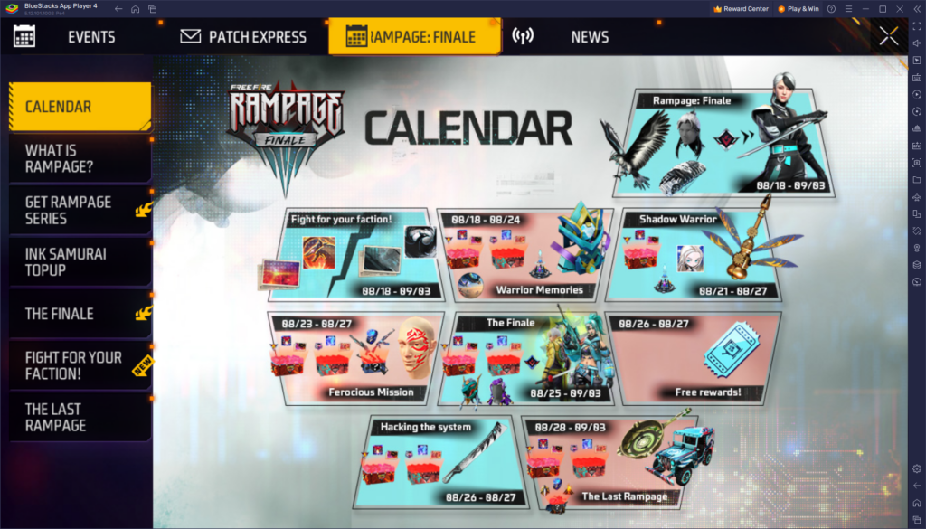 Rampage: Final em Free Fire - Liberte o Caos e Reivindique Recompensas ...