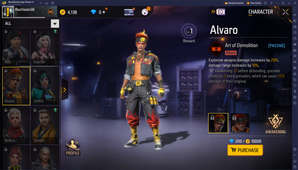 Garena Free Fire - Complete Character Guide | BlueStacks