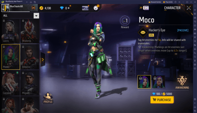 Garena Free Fire - Complete Character Guide | BlueStacks