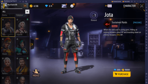 Garena Free Fire - Complete Character Guide | BlueStacks