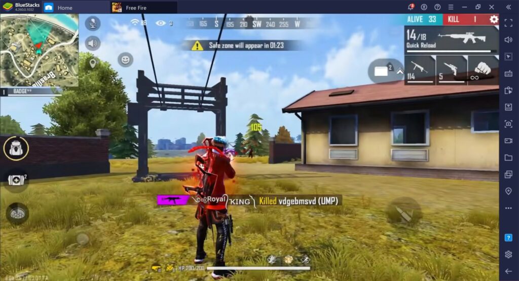 Free Fire Battle Royale Game Guide, Crouch Spray Vs Standing Spray ...